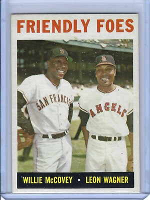1964 TOPPS FRIENDLY FOES WILLIE MCCOVEY LEON WAGNER # 41 | eBay