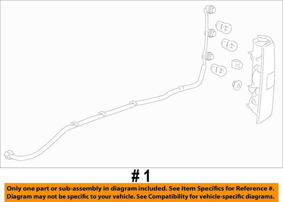 GM OEM 10-12 Sierra 1500 Rear Lamps Combination Lamps-Combo Lamp Assy ...