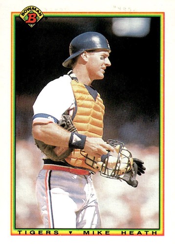 1990 Bowman #352 Mike Heath - Detroit Tigers | eBay