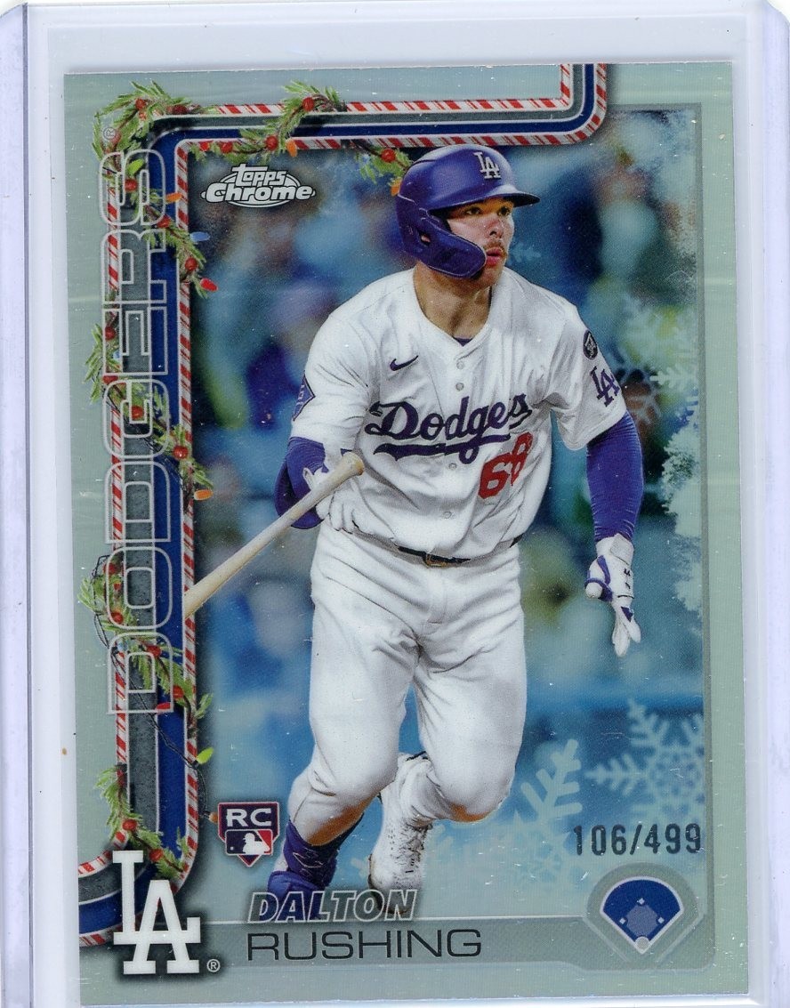 2025 Topps Holiday - Chrome Dalton Rushing #HC105 Refractor /499 (RC ...
