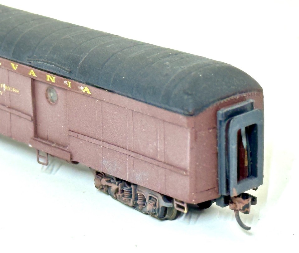 N Scale Custom PRR B60b Baggage Express Car Pennsylvania Railroad ...