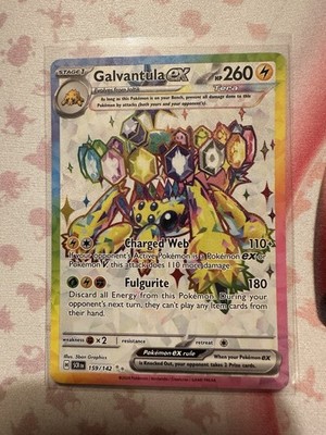 Galvantula EX Pokémon Card XY Promo 99/142 Charged Web Fulgurite | eBay