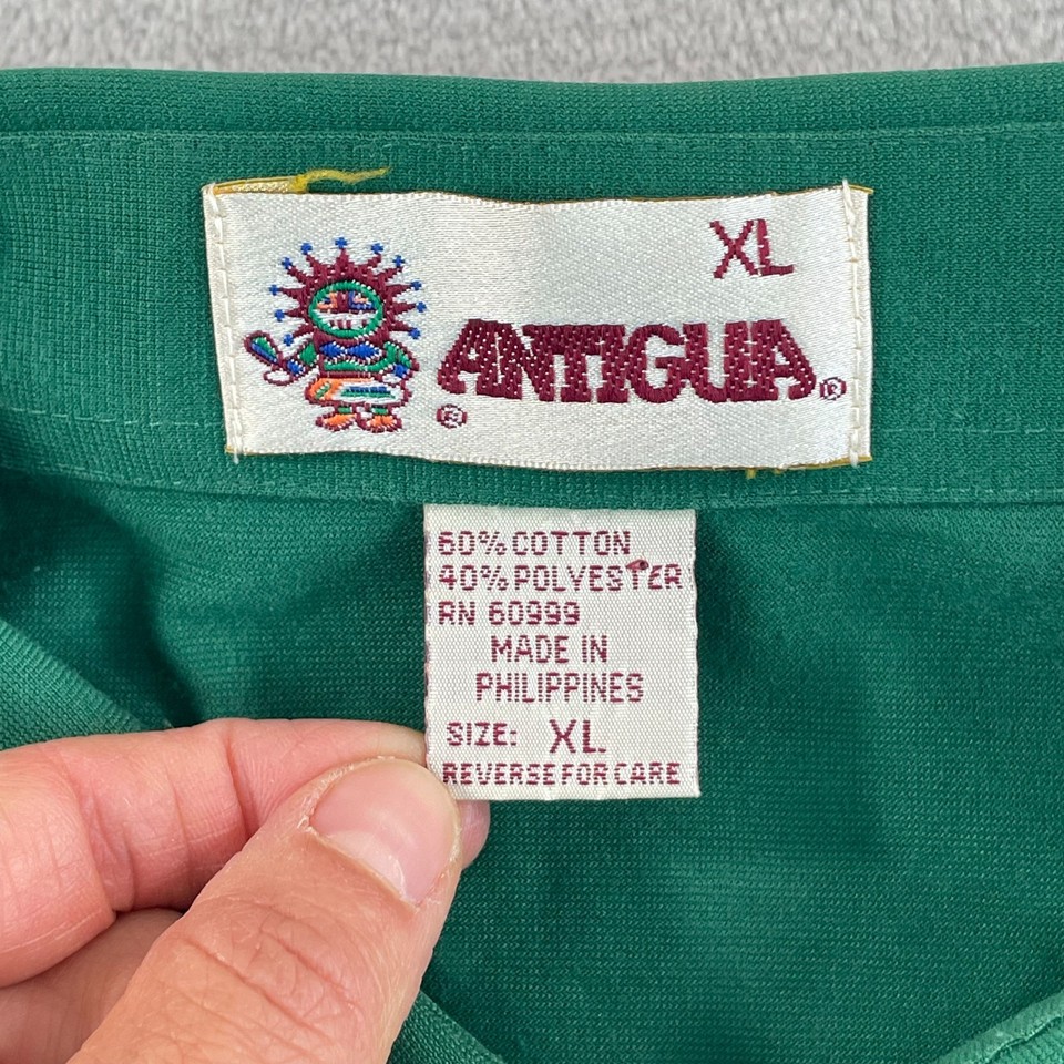 Vintage Colorado State Rams x Antigua Polo Shirt Men XL Green Logo ...