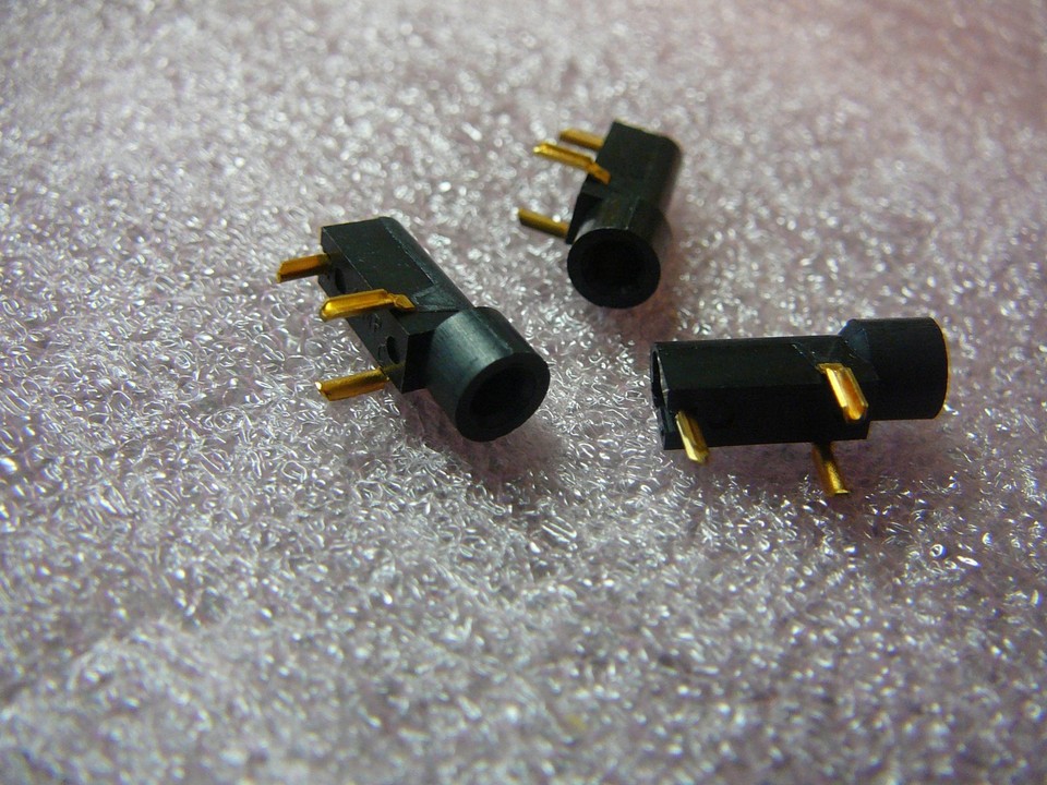 TYCO 350180 Test Probe Receptacles Gold Terminals **NEW** Qty.3 | eBay