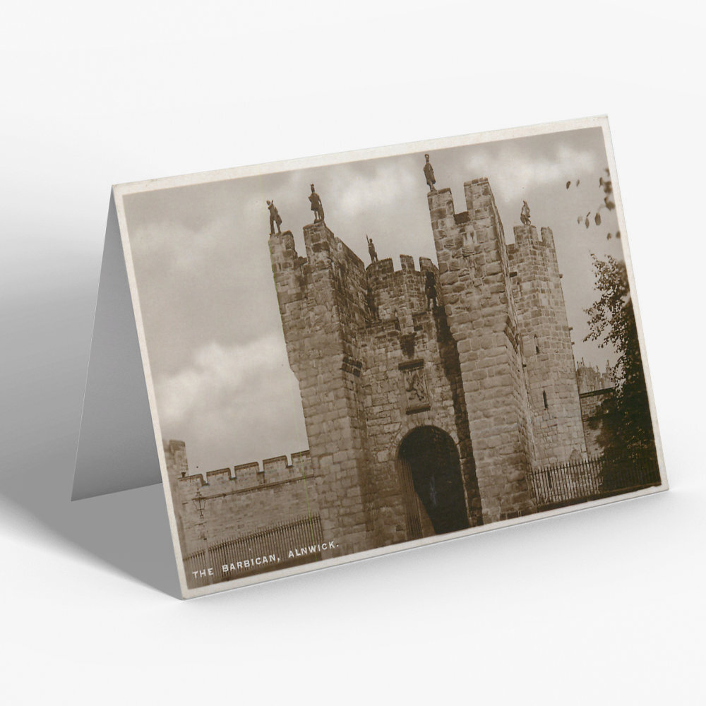 GREETING CARD - Vintage Northumberland - The Barbican, Alnwick | eBay UK