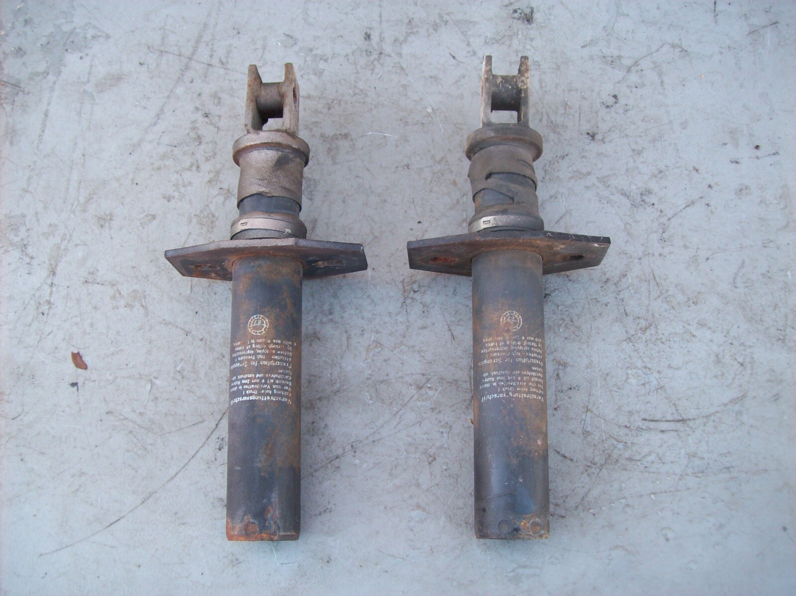 Porsche 944 Turbo S2 BOGE Rear Bumper Shock Impact Absorber Set 07 | eBay