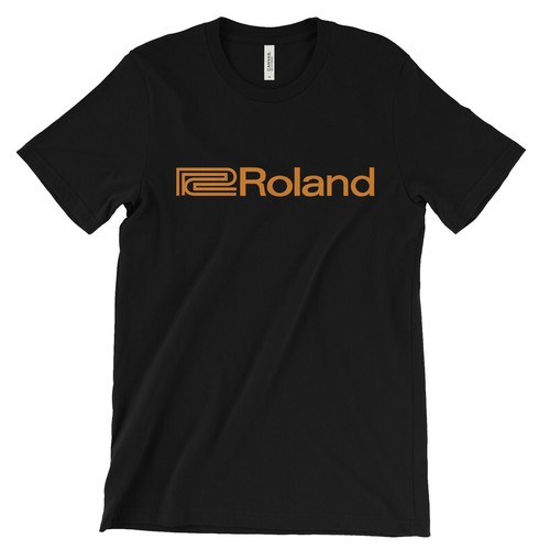 Roland logo T Shirt - Electronic Music Equipment keyboard synth Boss ...