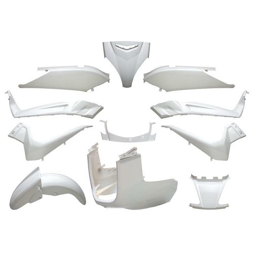 Set Fairings White For Yamaha x-Max 125 250 11 Pieces Fairing Plastic ...