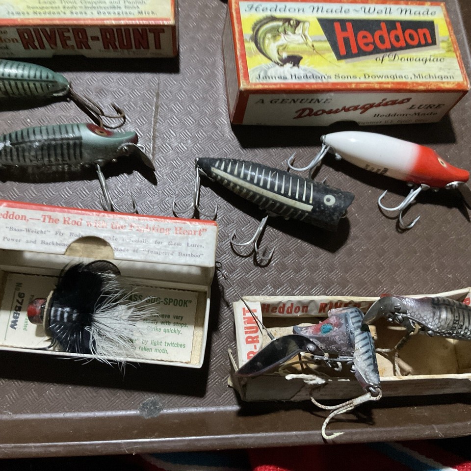 Heddon River Runts Mixed Lot With Boxes | eBay