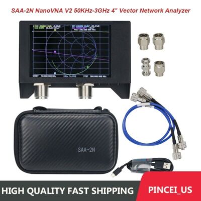 50KHz-3GHz 4" Vector Network Analyzer Meter Antenna Analyzer SAA-2N ...