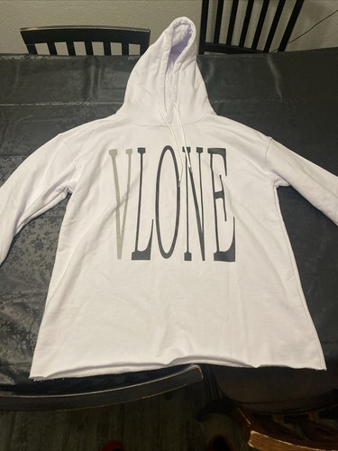 VLONE Reflective Big v Hoodie Large White | eBay