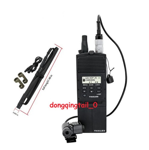 AN PRC148 Radio Model Tactical Walkie Talkies Folding Antenna 6 Pin U94 ...