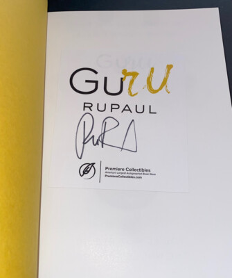 Rupaul Signed Book Guru COA | eBay
