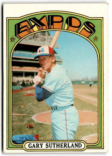 1972 Topps Gary Sutherland b Montreal Expos #211 | eBay