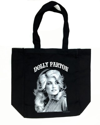 DOLLY PARTON Cotton Canvas Tote Bag Shopping Bag Music Memorabilia New ...