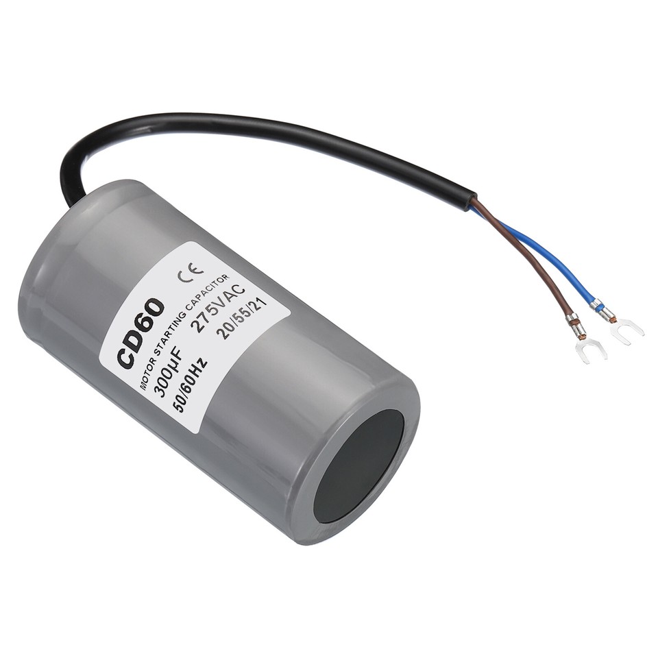 CD60 Running Capacitor 300uF 275V 2Wires 50/60Hz 100x50mm Capacitor | eBay