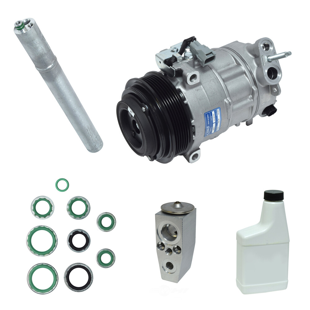 A/C Compressor Kit-GT, VIN: B, SOHC, Eng Code: ED6, MFI, Electronic ...
