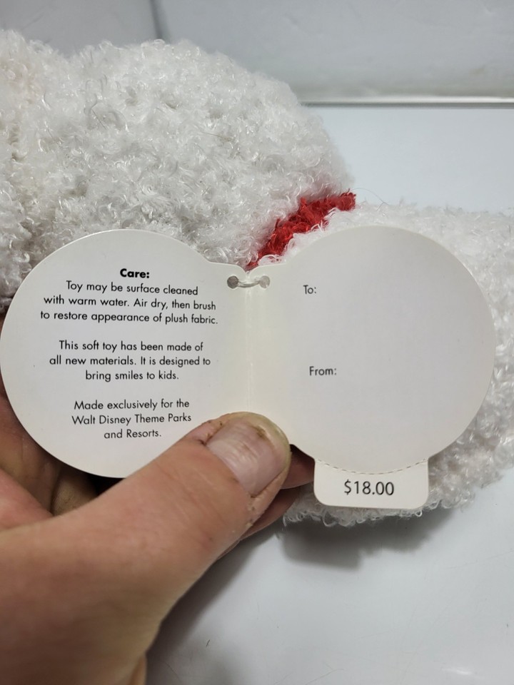 Disney Parks Baby Zero 7" Plush Nightmare Before Christmas Dog Plush ...