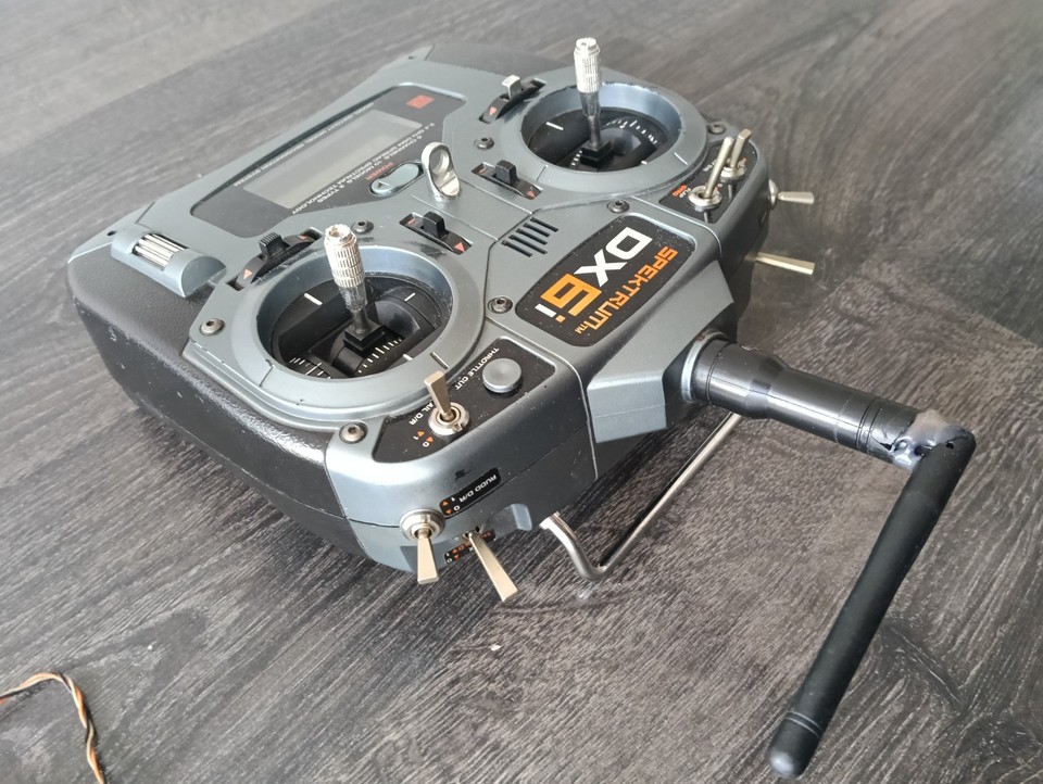 SPEKTRUM DX6 DX6i controller transmitter RC RADIO plane helicopter set ...