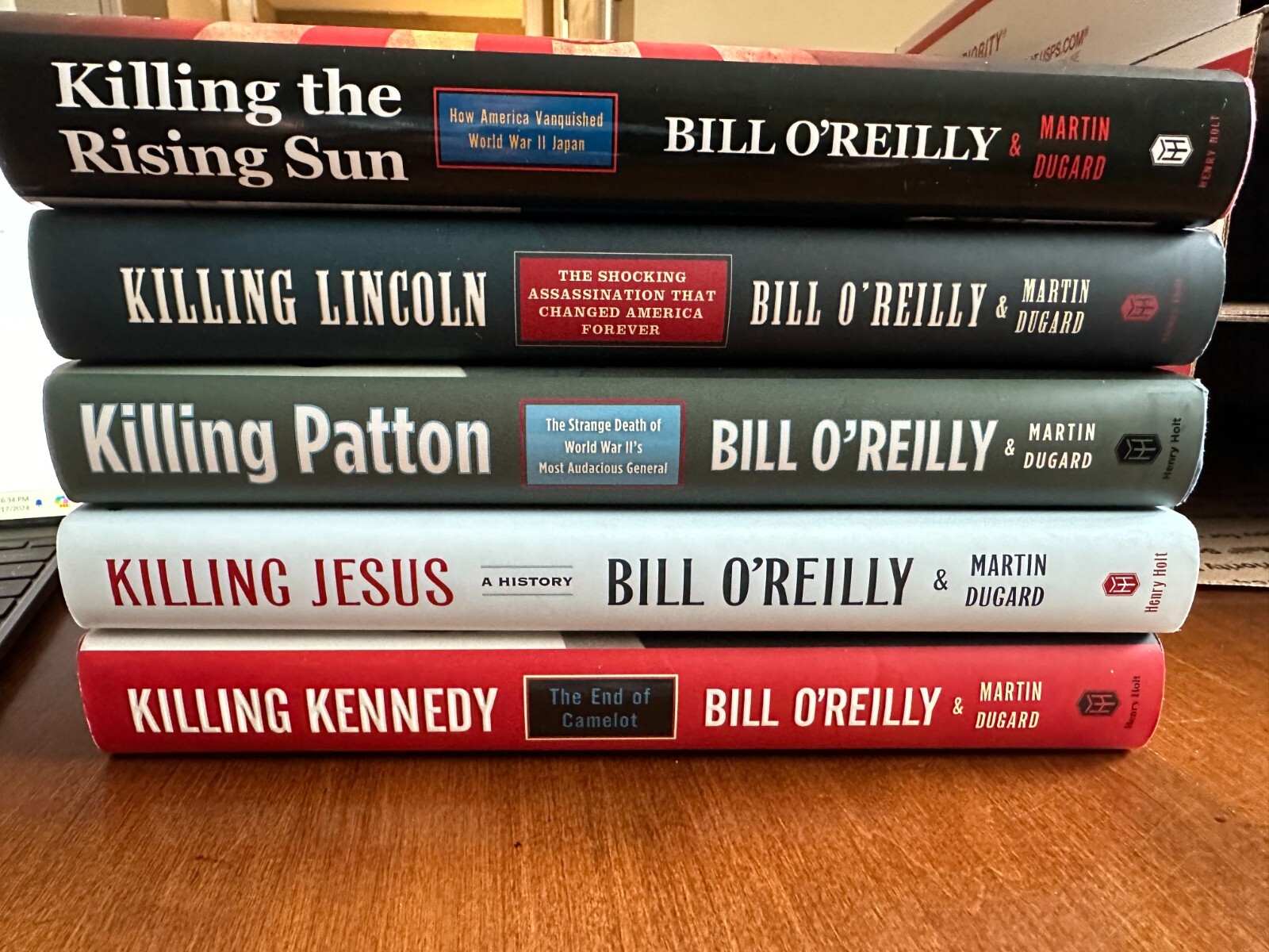 Bill O'Reilly Killing Books Hardcover HCDJ Lot of 5 Kennedy, Jesus ...