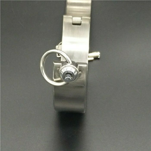 Heavy Duty Stainless Steel Neck Collar Bondage Restraint Choker with ...