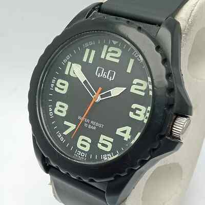 Q&Q Military Dial Quartz Vintage Men’s Watch | eBay