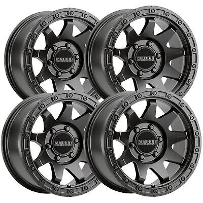 (Set of 4) Method MR317 17x8.5 6x5.5" +0mm Matte Black Wheels Rims 17 ...