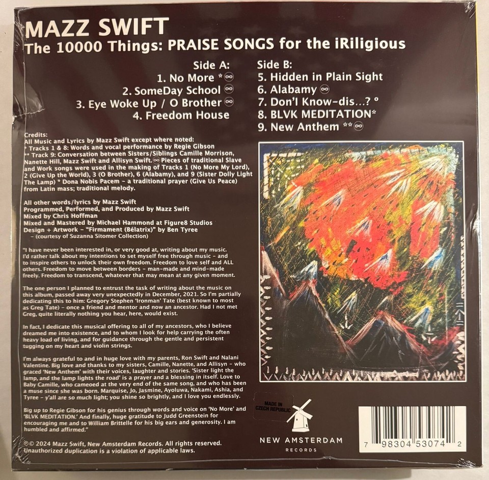 MAZZ SWIFT - THE 10000 THINGS: PRAISE SONGS FOR THE IRILIGIOUS - VINYL ...