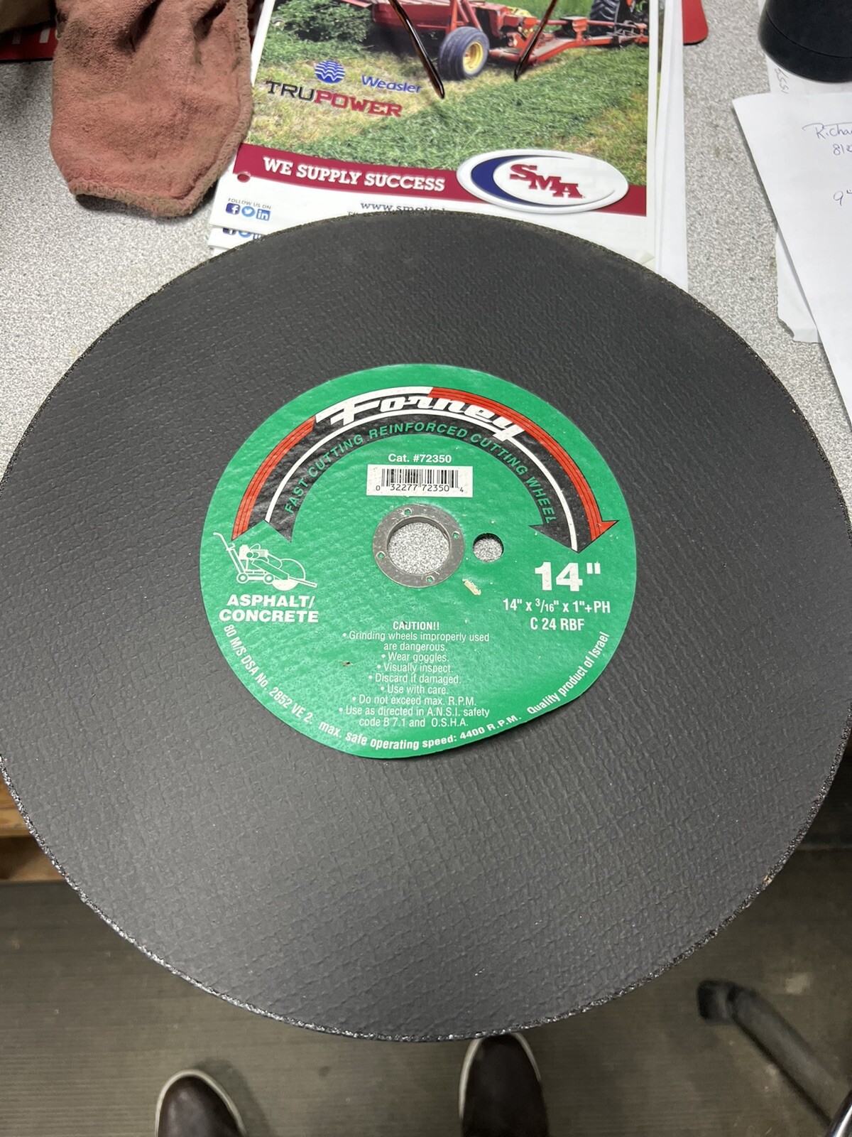 Concrete/asphalt Cutting Wheel 14” | eBay