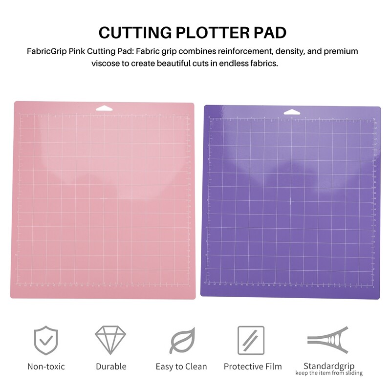 4 Pcs Mixed Color PVC Cutting Mat Grid Cutting Pads Cutting Plotter ...