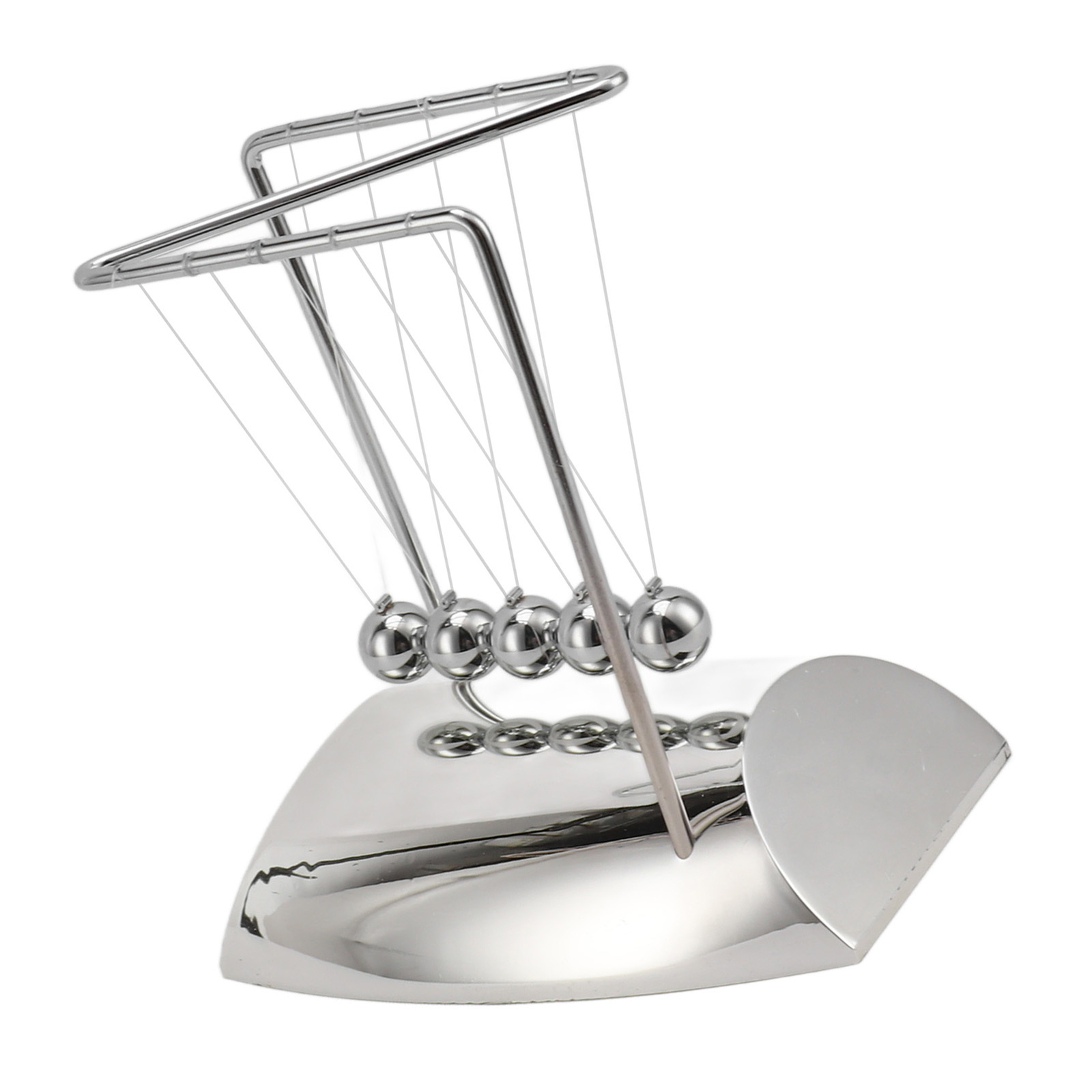 SPG Desktop Educational Balance Pendulum Ball Stainless Steel Z Shape ...