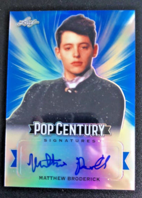 MATTHEW BRODERICK 2019 LEAF POP CENTURY AUTOGRAPH CARD 5/10 RARE | eBay