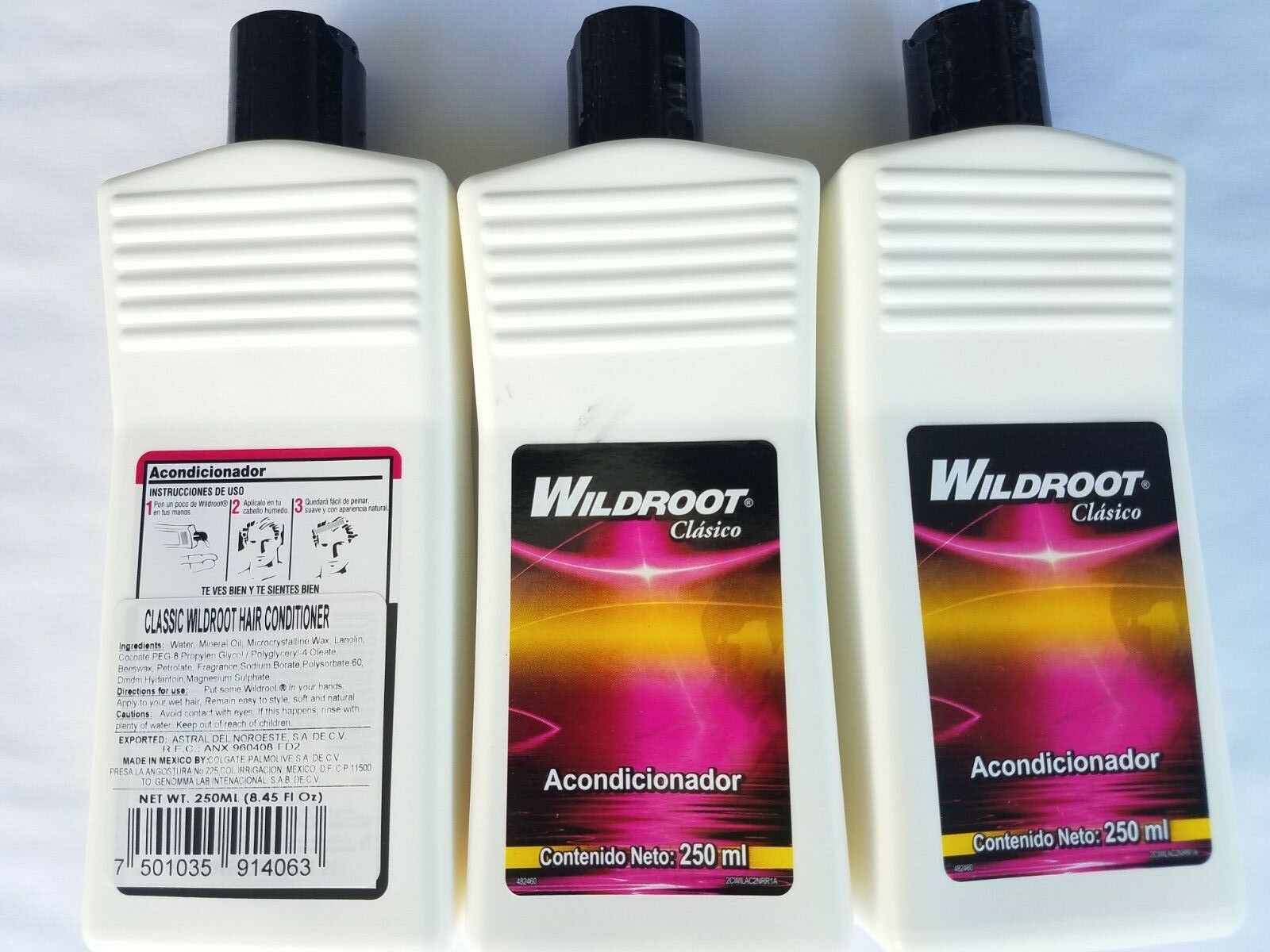 3 Classic Wildroot Hair Conditioner 8.45 fl oz each Original ...