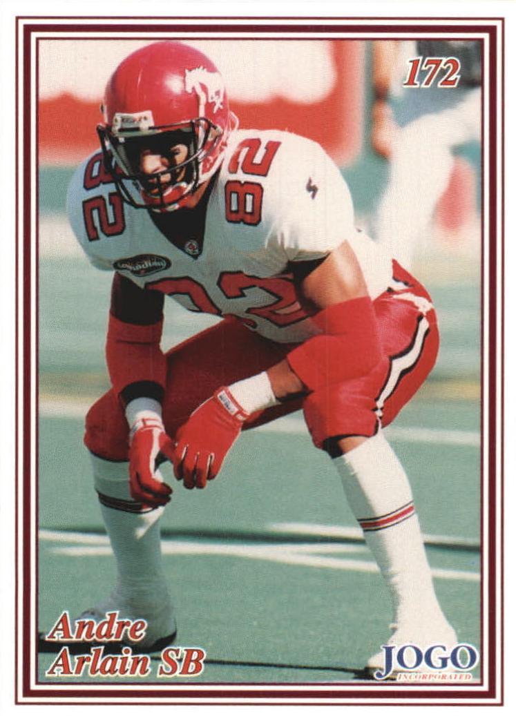 1999 Jogo CFL - Andre Arlain #172 (RC) for sale online | eBay