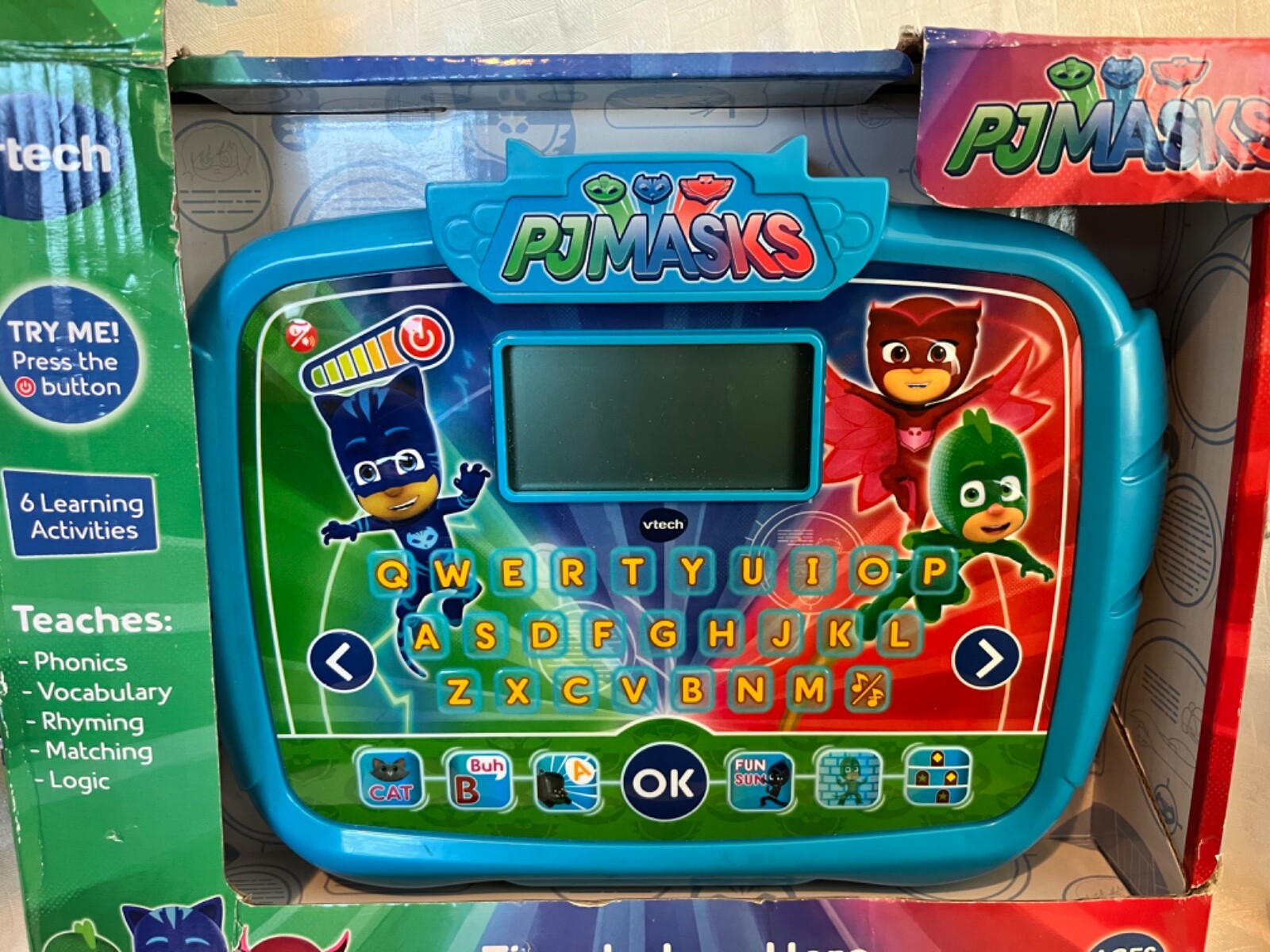 Vtech PJ Masks Age 3-6 Learning Tablet Phonics Vocabulary ect Education ...