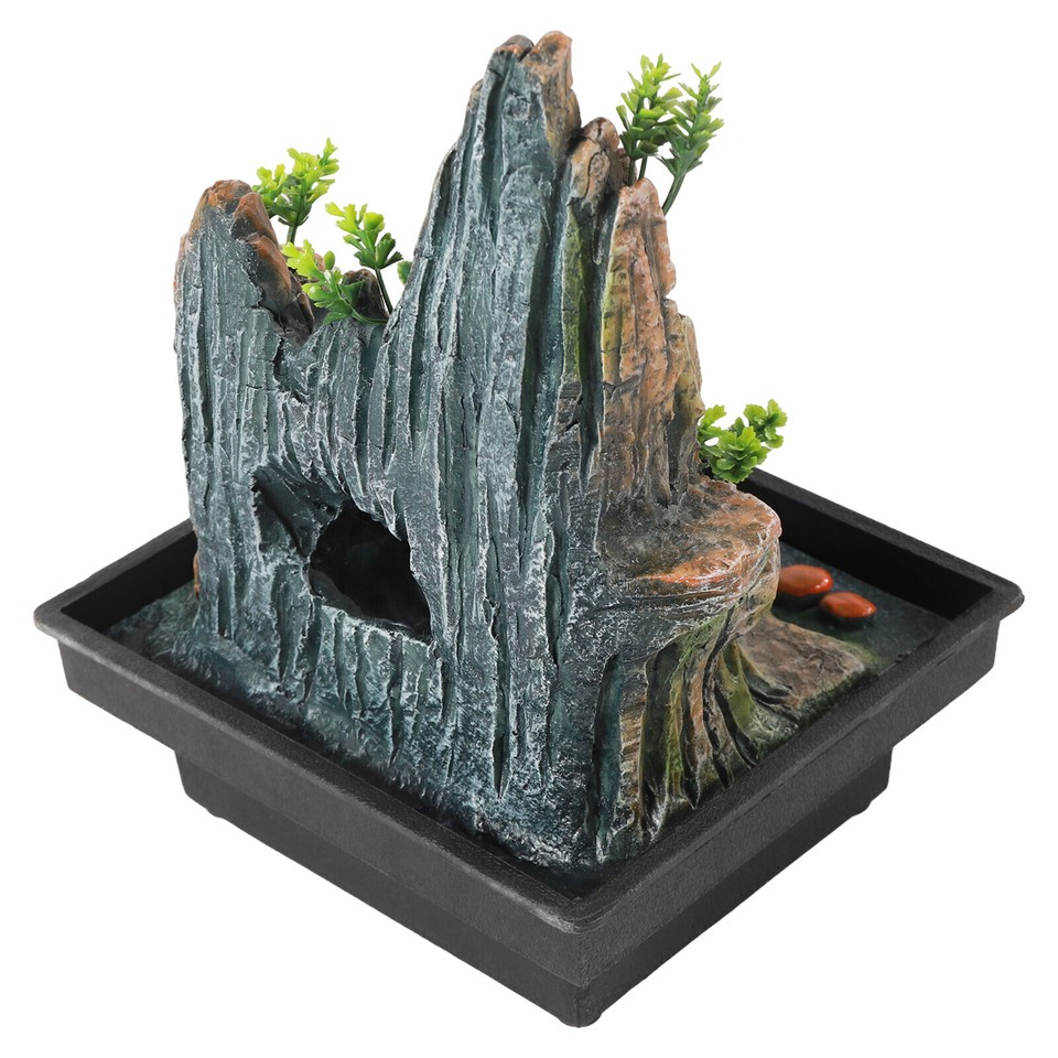 Indoor LED Waterfall Desktop Fountain Atomizer for Home Office ...