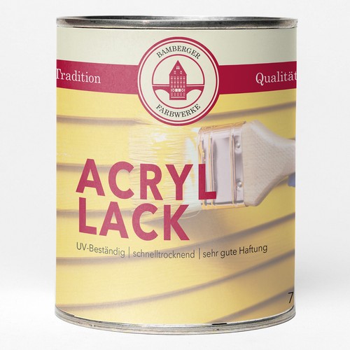 Acryllack Buntlack Acrylfarbe für Holz Metall Kunststoff Innen Außen ...