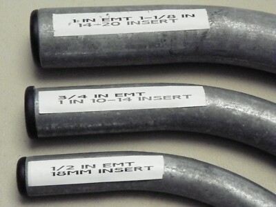 Plastic Plug caps the open end of EMT Tube/AKA Thin wall Electrical ...