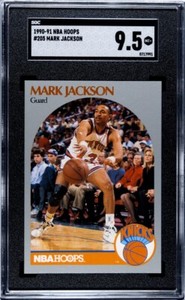 Mark Jackson 1990 Hoops #205 Base (Menendez Brothers in Background ...