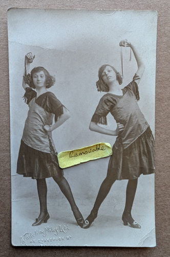 OLD PHOTO GIRL FANCY DRESS COSTUME DANCING HUMOUR FASHION PT 611 | eBay UK