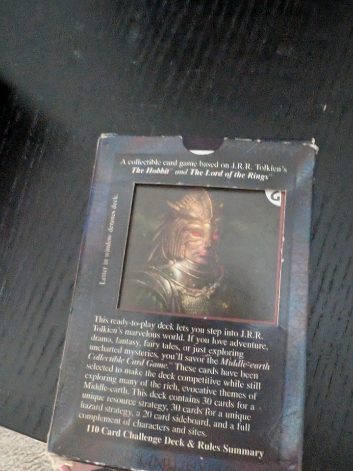 Middle-earth CCG Collection – Gift Set + Sealed Boosters + Challenge ...