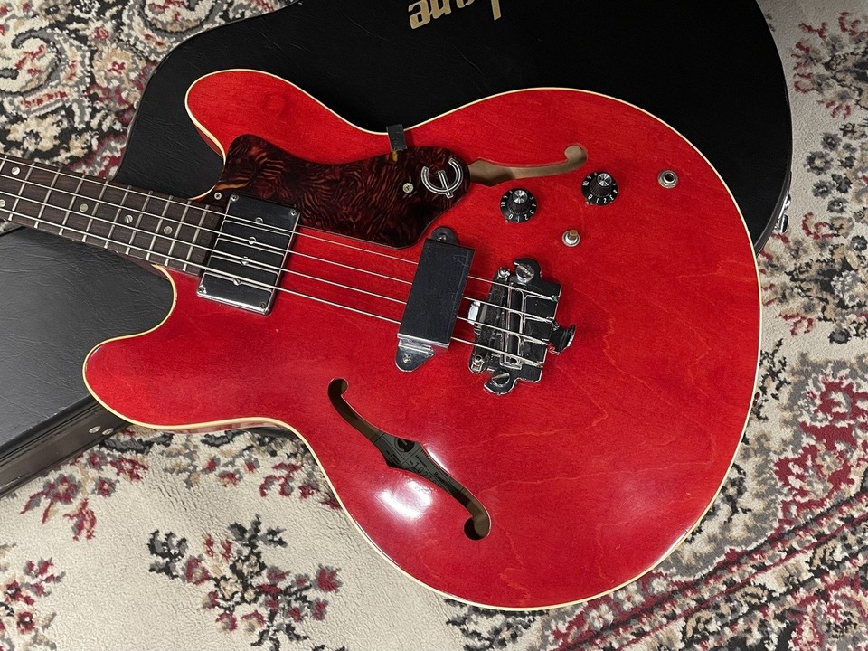 Epiphone EB232 Cherry "Rivoli Bass" Electric Bass Guitar [AUTH] | eBay