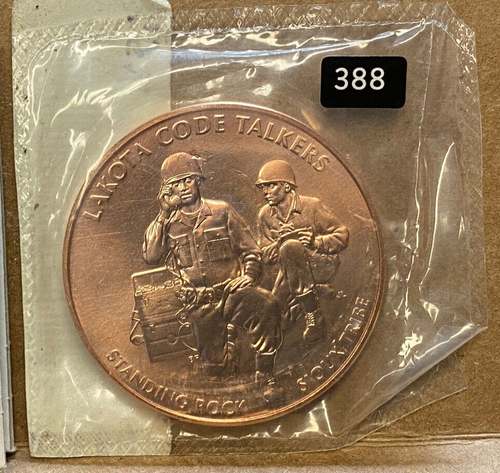 LAKOTA CODE TALKERS US MINT MEDAL BRONZE 1.5" 388 | eBay