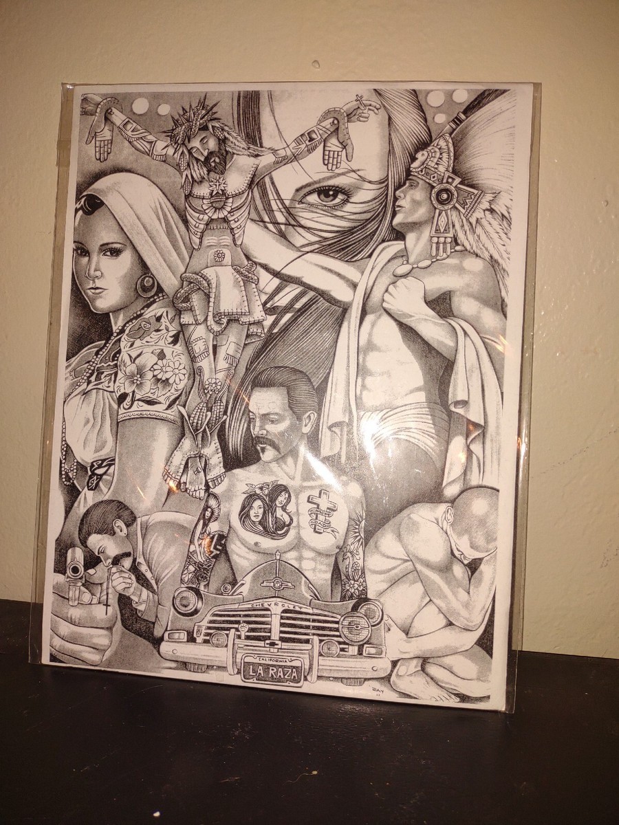 La California Cholo Drawings My Chicano Art Journey: Part One By