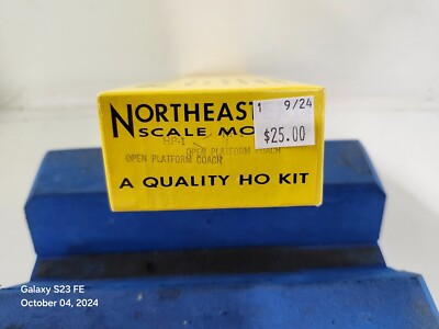 Northeast Scale Models Ho HP-1 Open Platform Coach Kit open Box | eBay