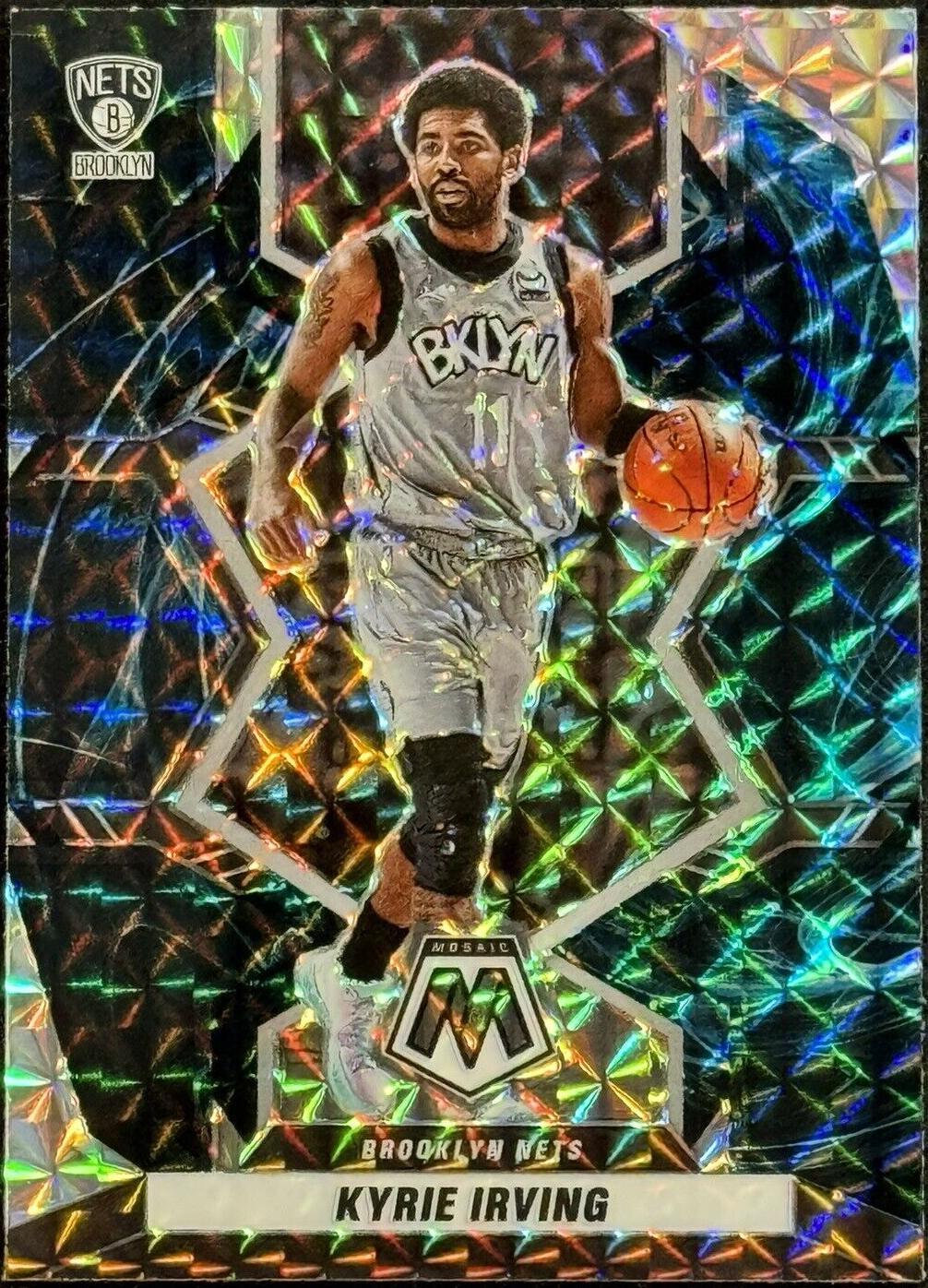 2021-22 Panini Mosaic - Kyrie Irving #81 Genesis Mosaic Prizm for sale ...