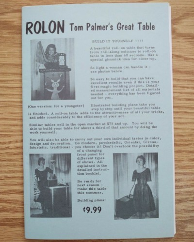 ROLON Table Plans (Tom Palmer's great table) | eBay