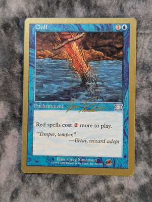 Chill Magic The Gathering MTG Gold Border Championship Brussels 2000 | eBay