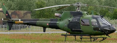 AS-550 Fennec Denmark Eurocopter AS550 Helicopter Mahogany Wood Model ...
