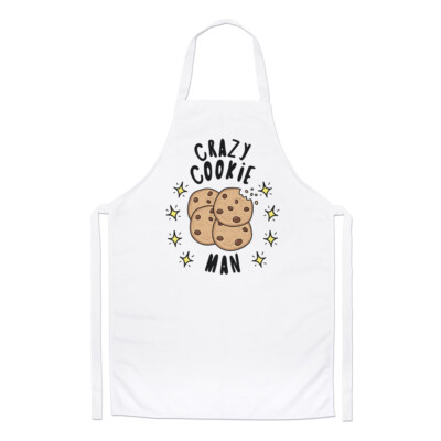 Verrückte Cookie Mann Stars Koch Schürze Lustiger Witz Essen Schokolade ...